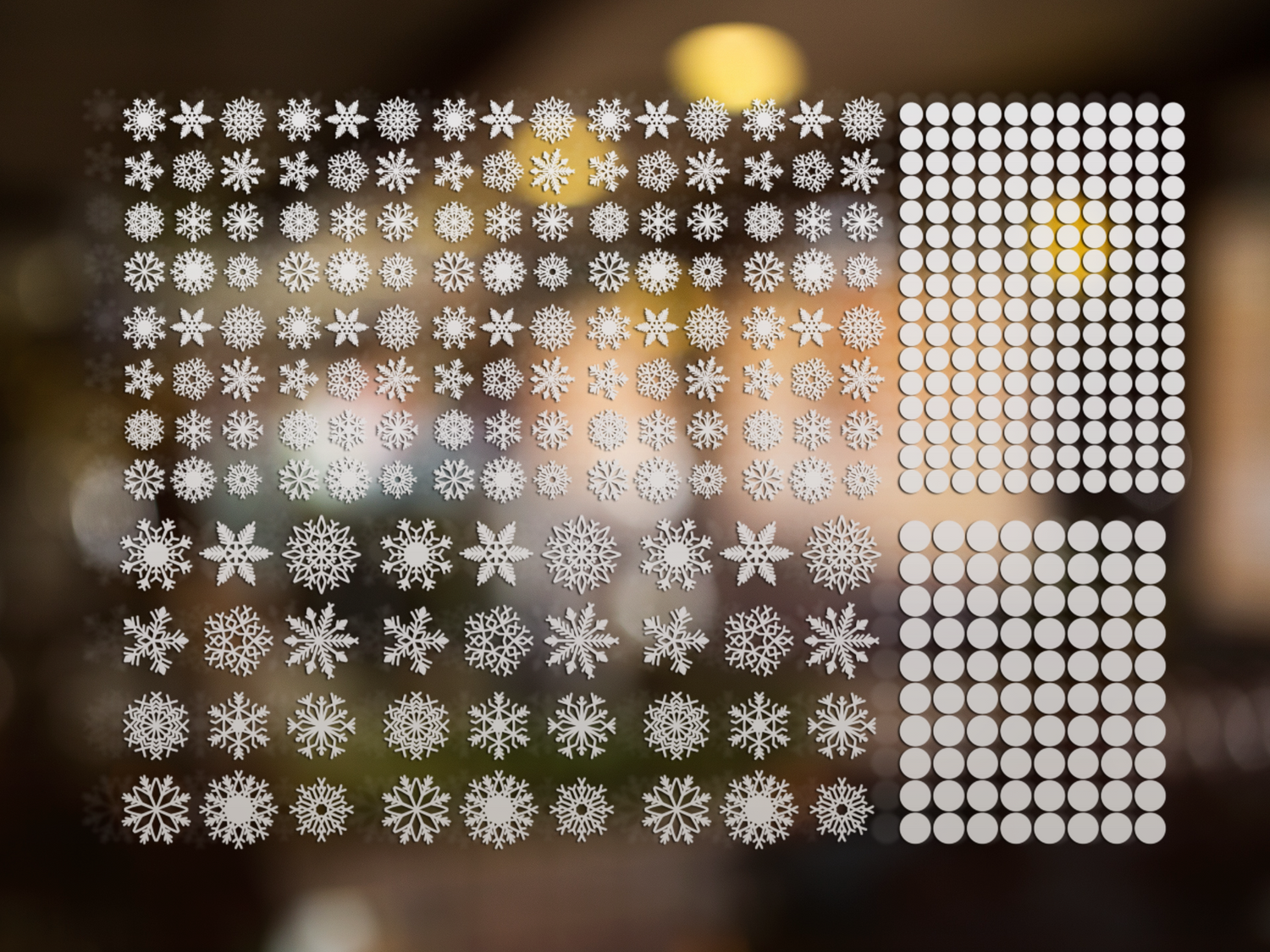 Create The Perfect Festive Window - With Snowflake Window Stickers