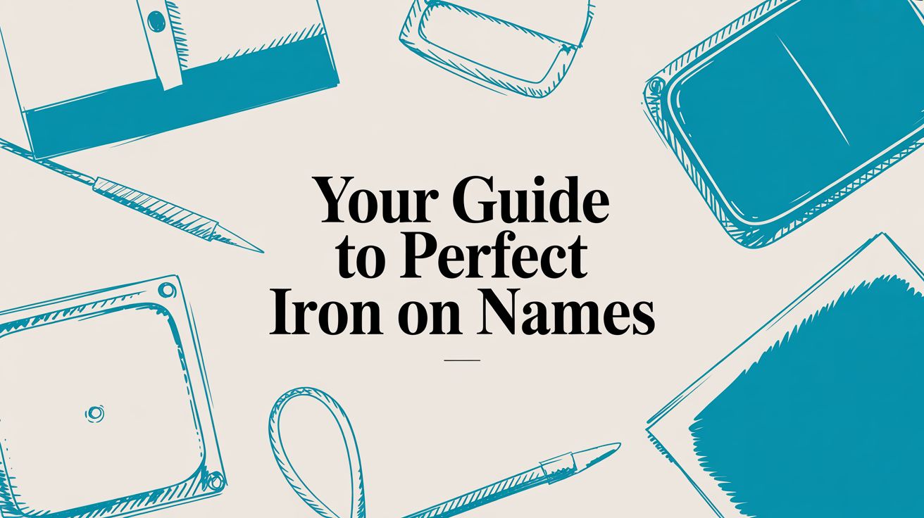 Your Guide to Perfect Iron On Names – QuoteMyWall