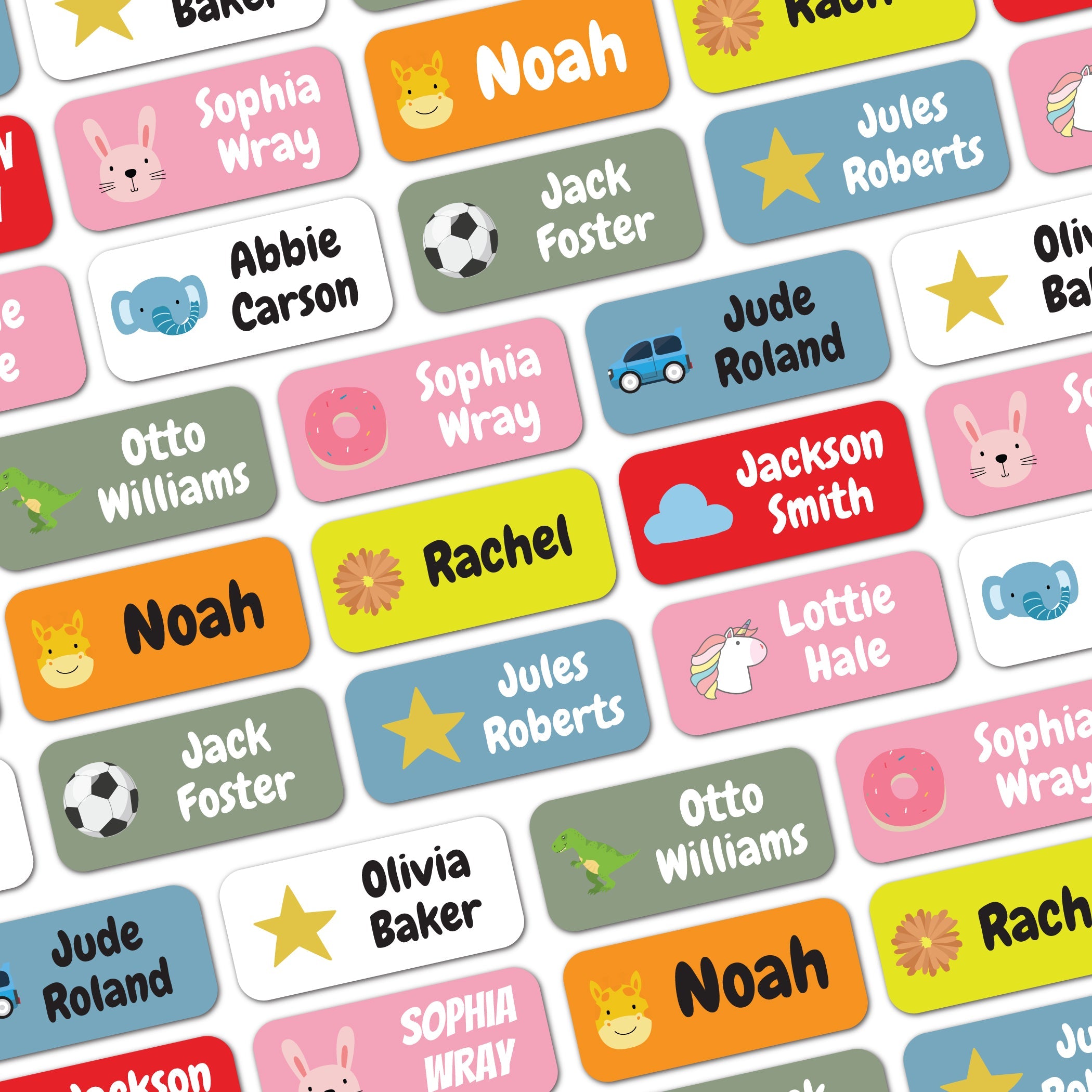 Stick On Name Labels For Clothes UK | Personalised Tags