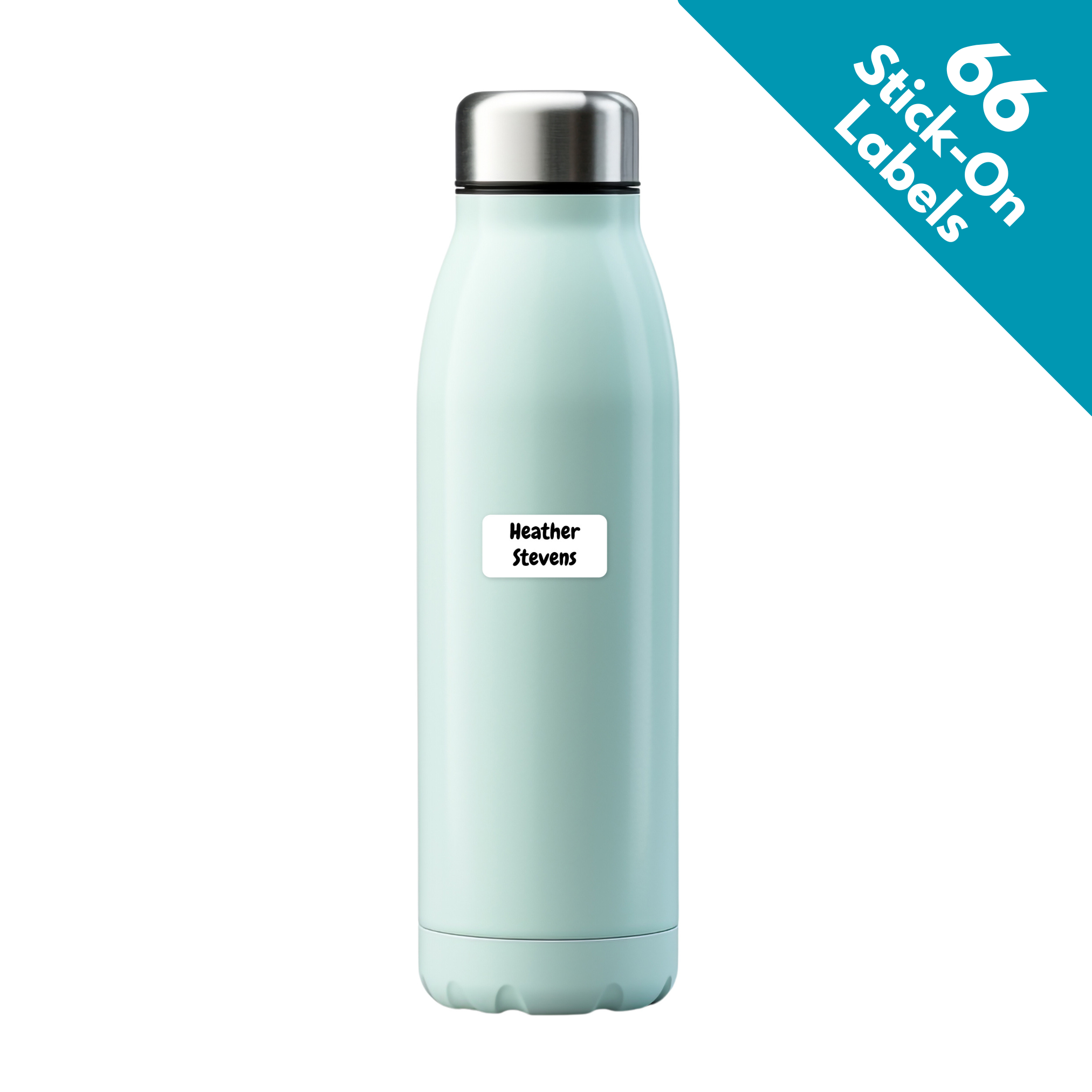 Name Stick On Self Adhesive Water Bottle Labels Clothes Labels ...