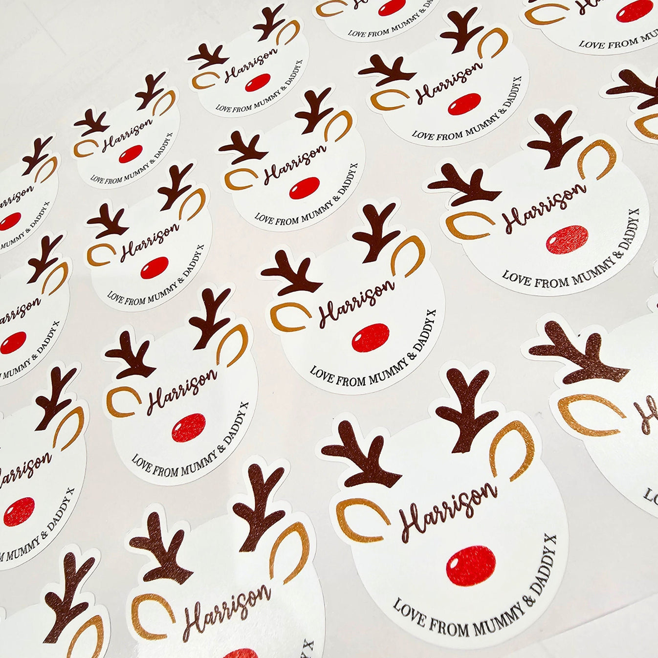 Christmas Personalised Name Stickers For Presents & Gifts