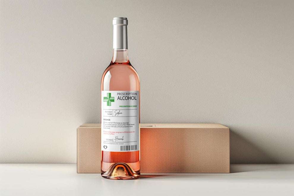 Personalised Alcohol Bottle Label Funny Prescription Gift – QuoteMyWall