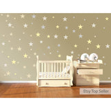 120 Stars Nursery Wall Stickers