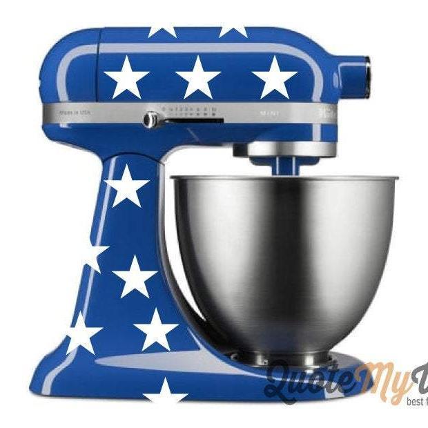 Kitchen Aid Mixer Decals, KitchenAid Decals, Peel And Stick, Star Deca
