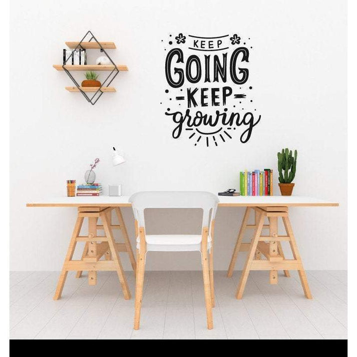 Keep Going Positive Wall Sticker Quote – QuoteMyWall