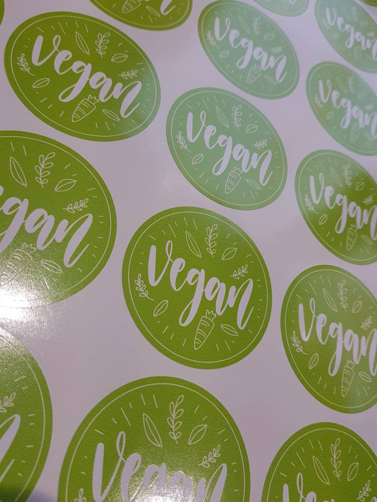 Vegan Sticker, Vegan Stickers, Vegan Gift, Vegan Decal, Laptop Sticker ...