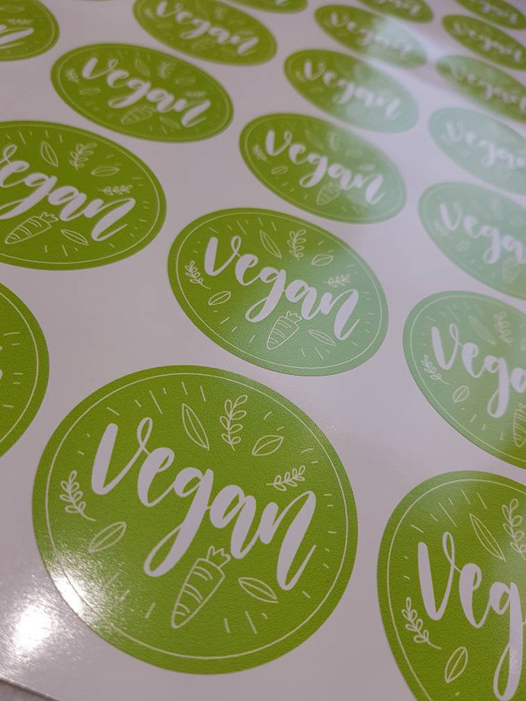 Vegan Sticker, Vegan Stickers, Vegan Gift, Vegan Decal, Laptop Sticker ...