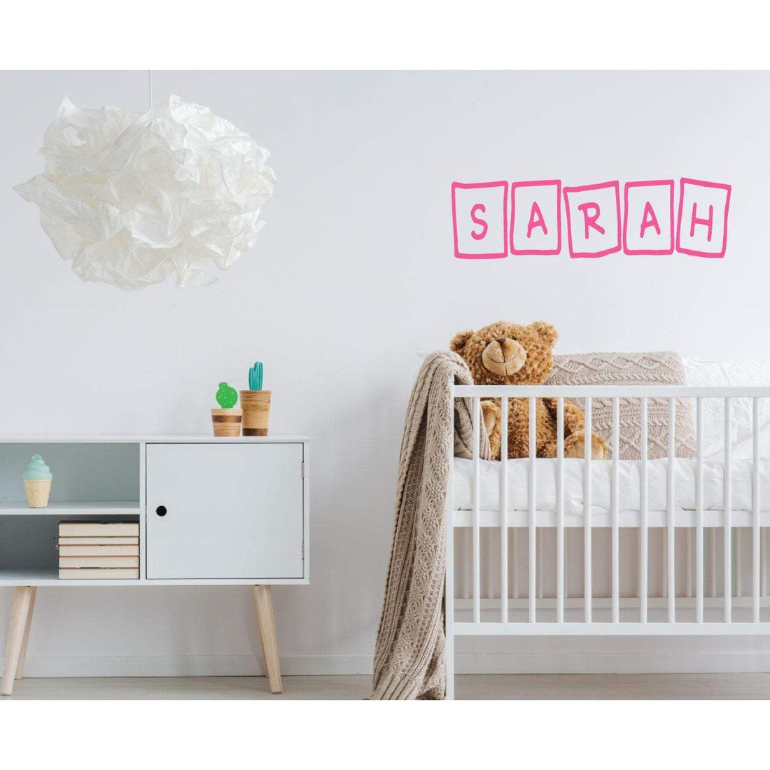 Blocks Custom Name Wall Sticker