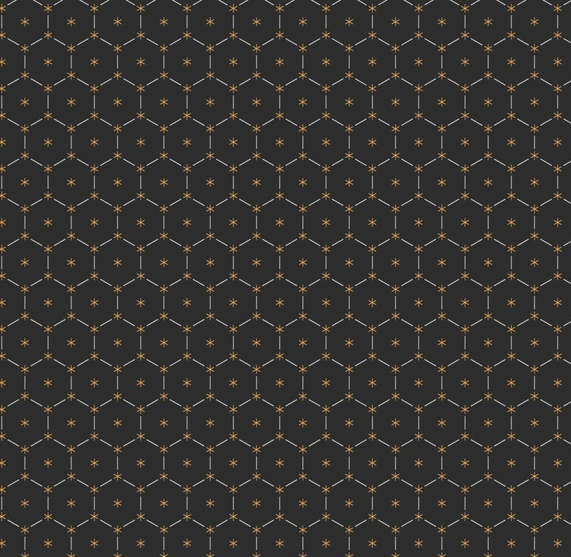 Star & Dash Black Geometric Vinyl Pattern – QuoteMyWall