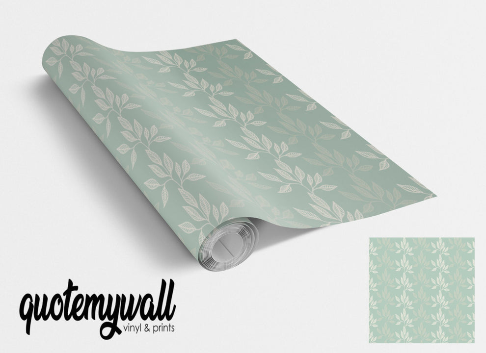 Mint Leaf Vinyl Furniture Wrap – QuoteMyWall