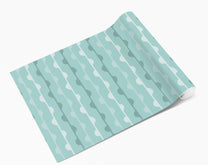 Mint Green Squiggles Pattern Vinyl Wrap