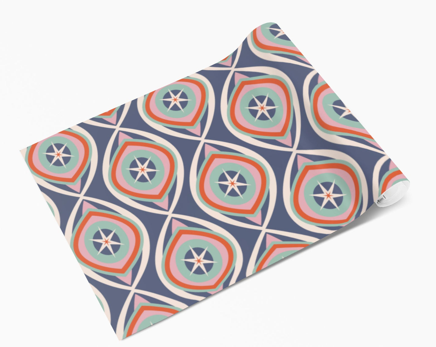 Retro Star Pattern Vinyl Wrap