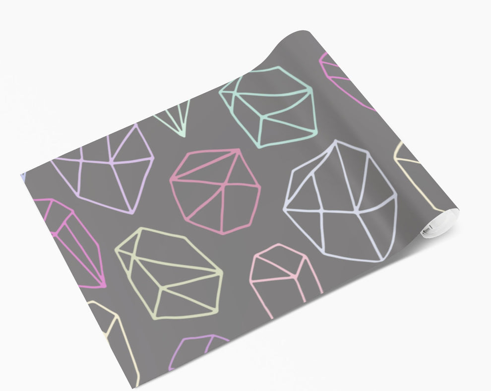 Geometric Pastel Shapes Furniture/Window Vinyl Wrap – QuoteMyWall