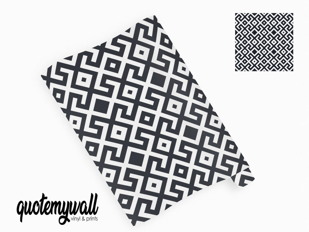 Geometric Square Pattern Tile Wrap – QuoteMyWall