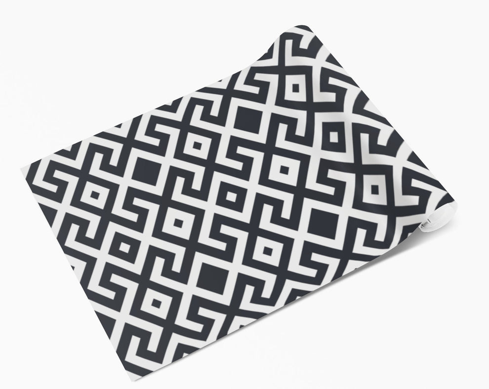 Geometric Square Pattern Tile Wrap – QuoteMyWall