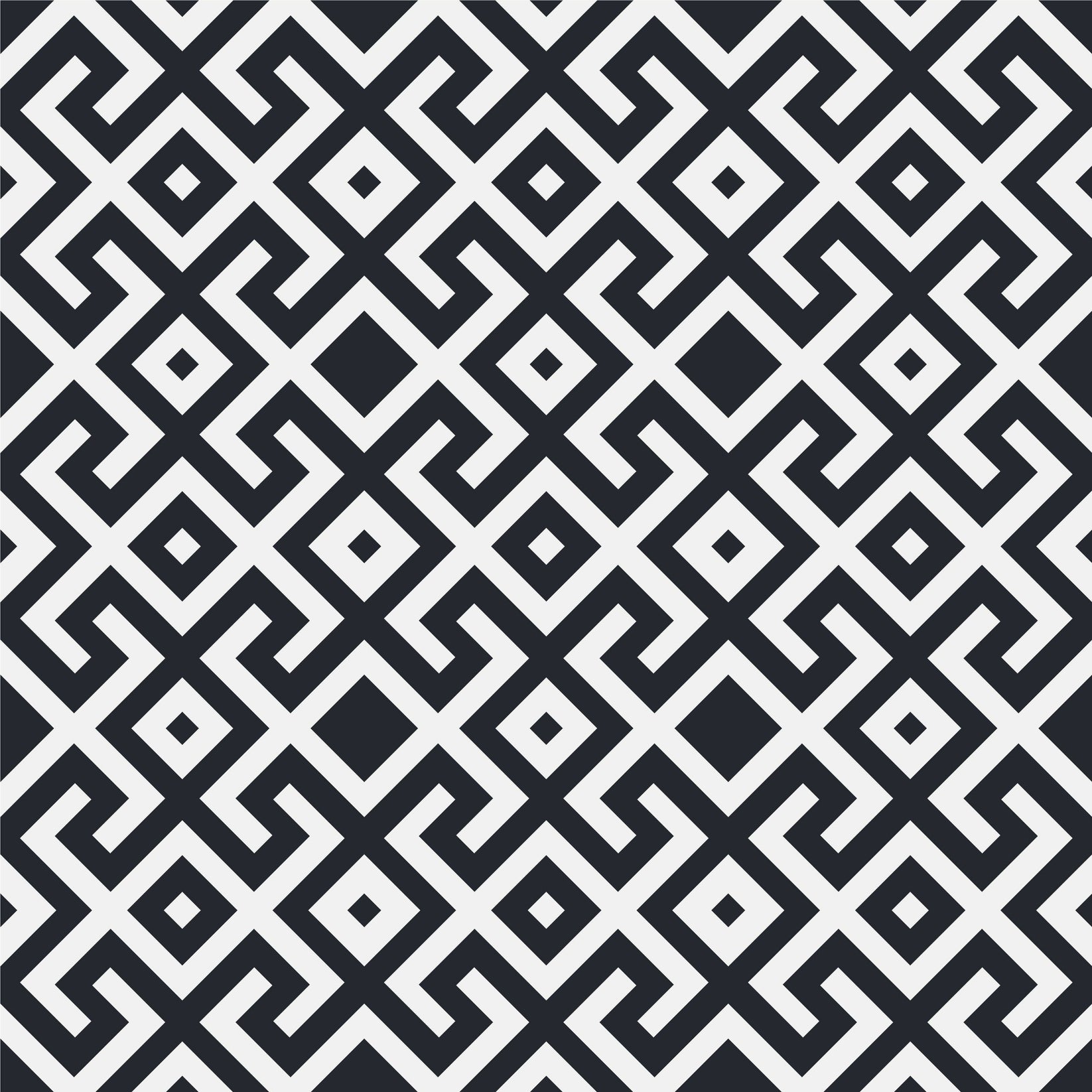 Geometric Square Pattern Tile Wrap – QuoteMyWall