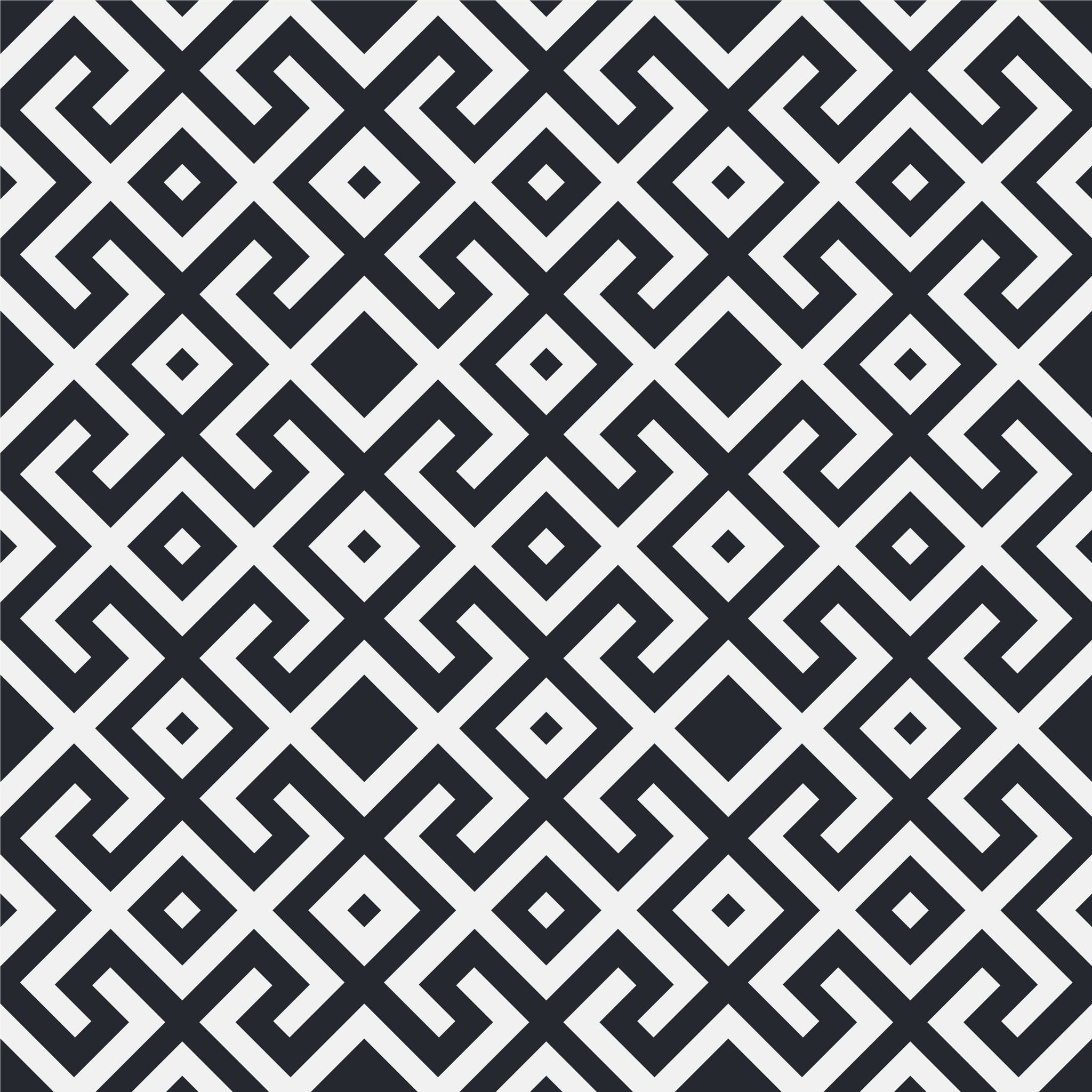 Geometric Square Pattern Tile Wrap