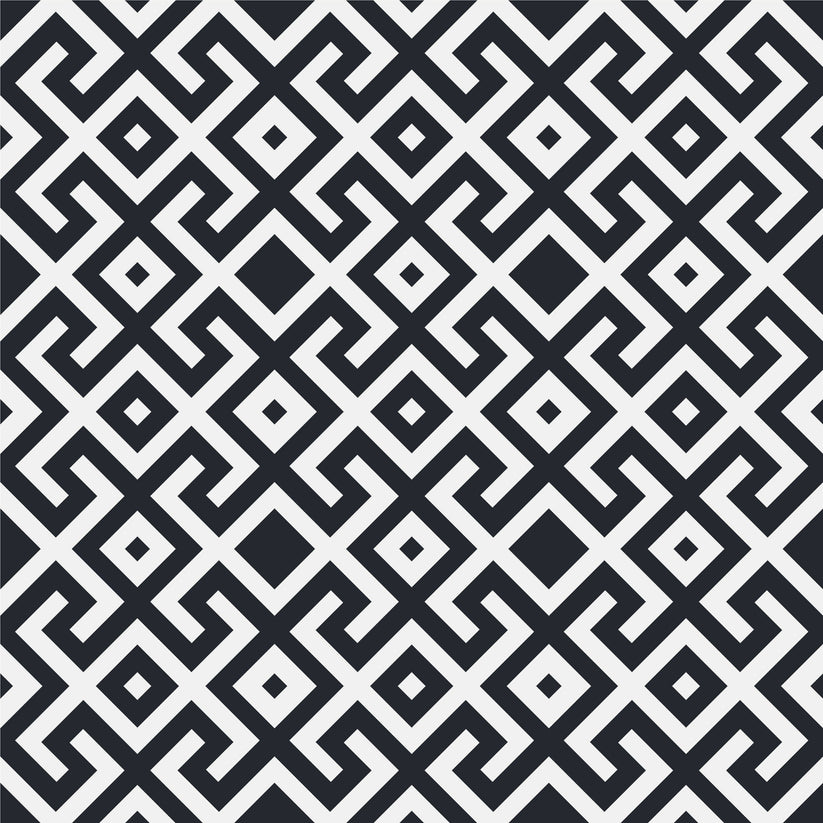 Geometric Square Pattern Tile Wrap – QuoteMyWall