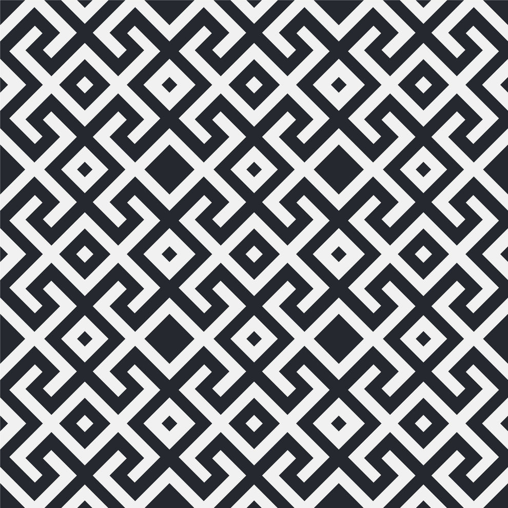 Geometric Square Pattern Tile Wrap