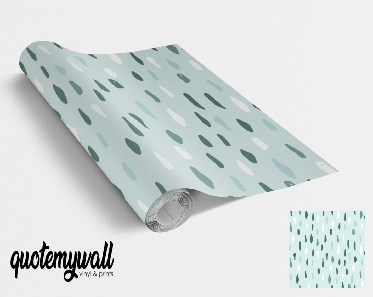 Green Dash Pattern Vinyl Window/Furniture Wrap – QuoteMyWall