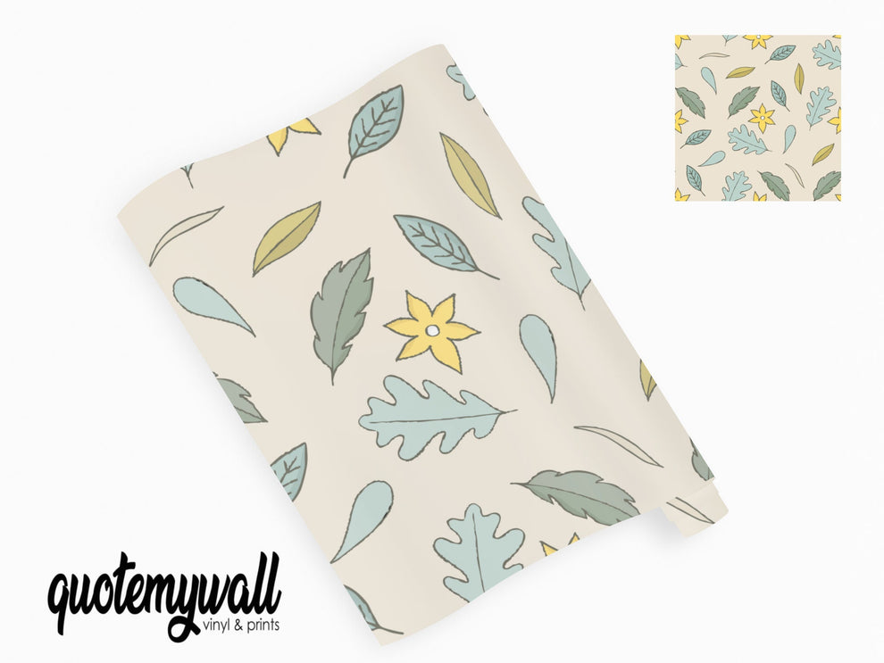 Autumn Flowers Floral Vinyl Wrap – QuoteMyWall