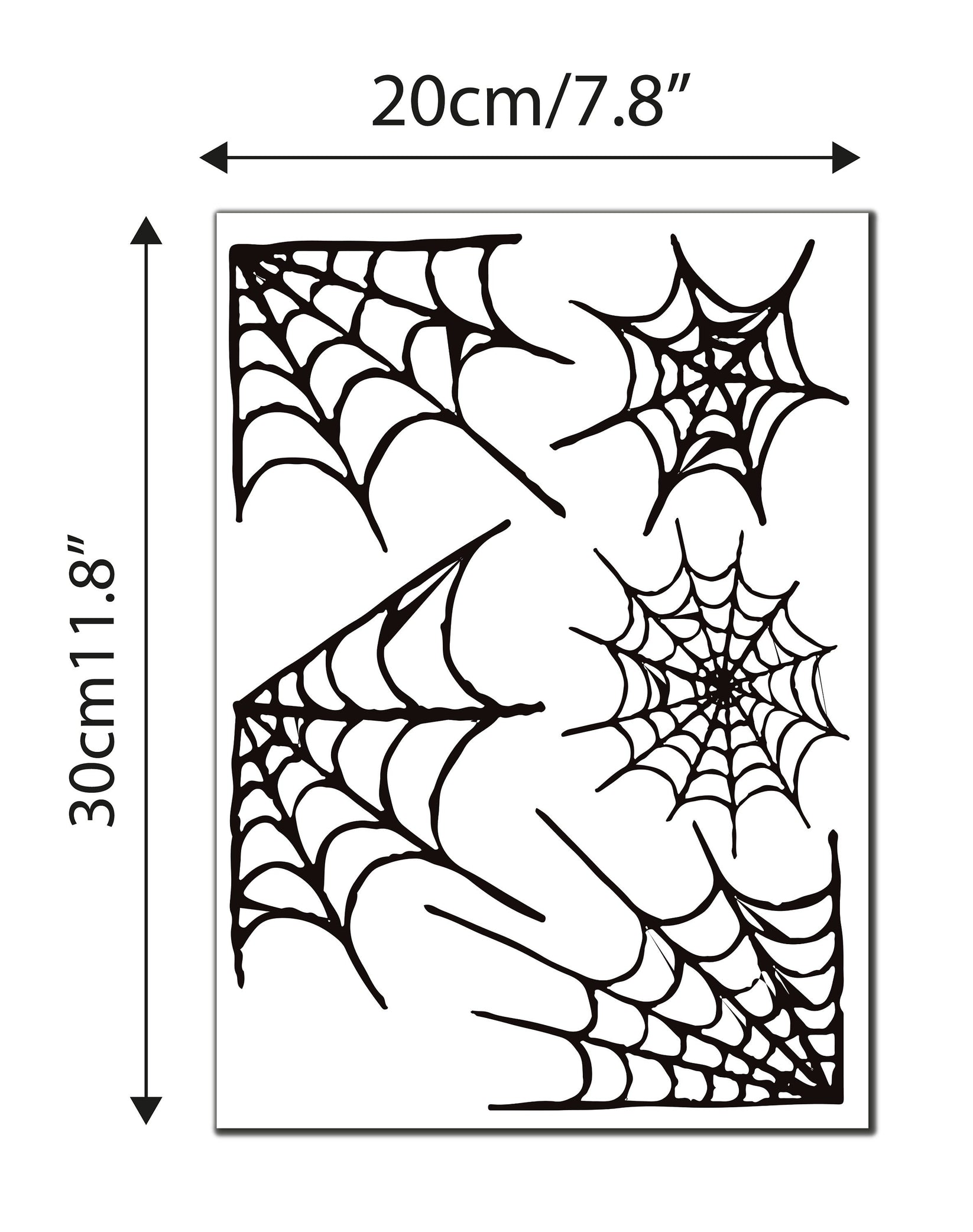 Spider Webs Halloween Window Stickers For Kids Cjhildren Home, Hallowe