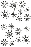 Reusable Snowflakes Christmas Window Stickers Decorations Window Decal