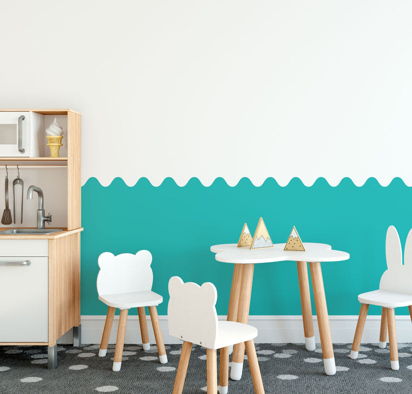 Bumpy Bumps Wall Stencil For Painting, Wall Paint Stencil Border Edgin ...
