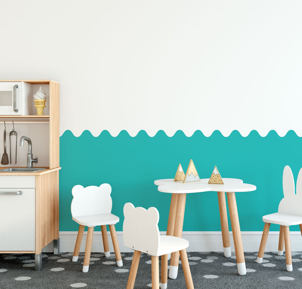 Bumpy Bumps Wall Stencil For Painting, Wall Paint Stencil Border Edgin ...