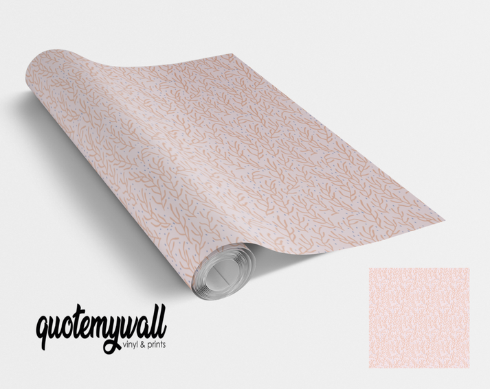 Coral Reef Pattern Self Adhesive Wrap