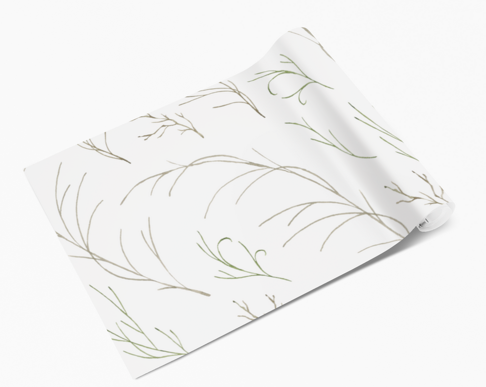 Wispy Branch Vines Vinyl Furniture Wrap