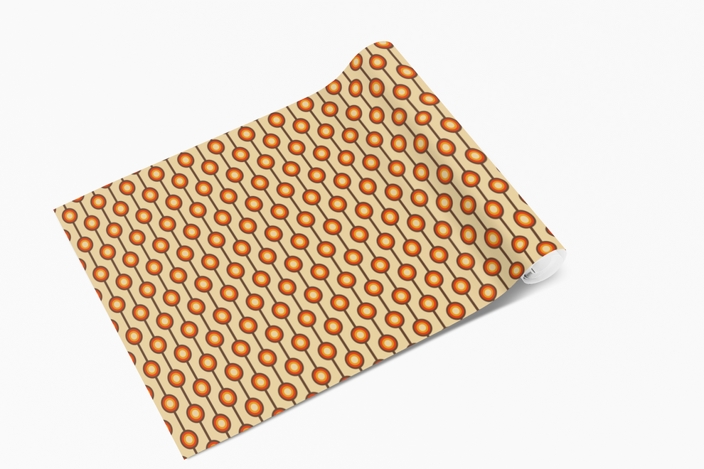 Bobble String Retro Print Self Adhesive Vinyl – QuoteMyWall