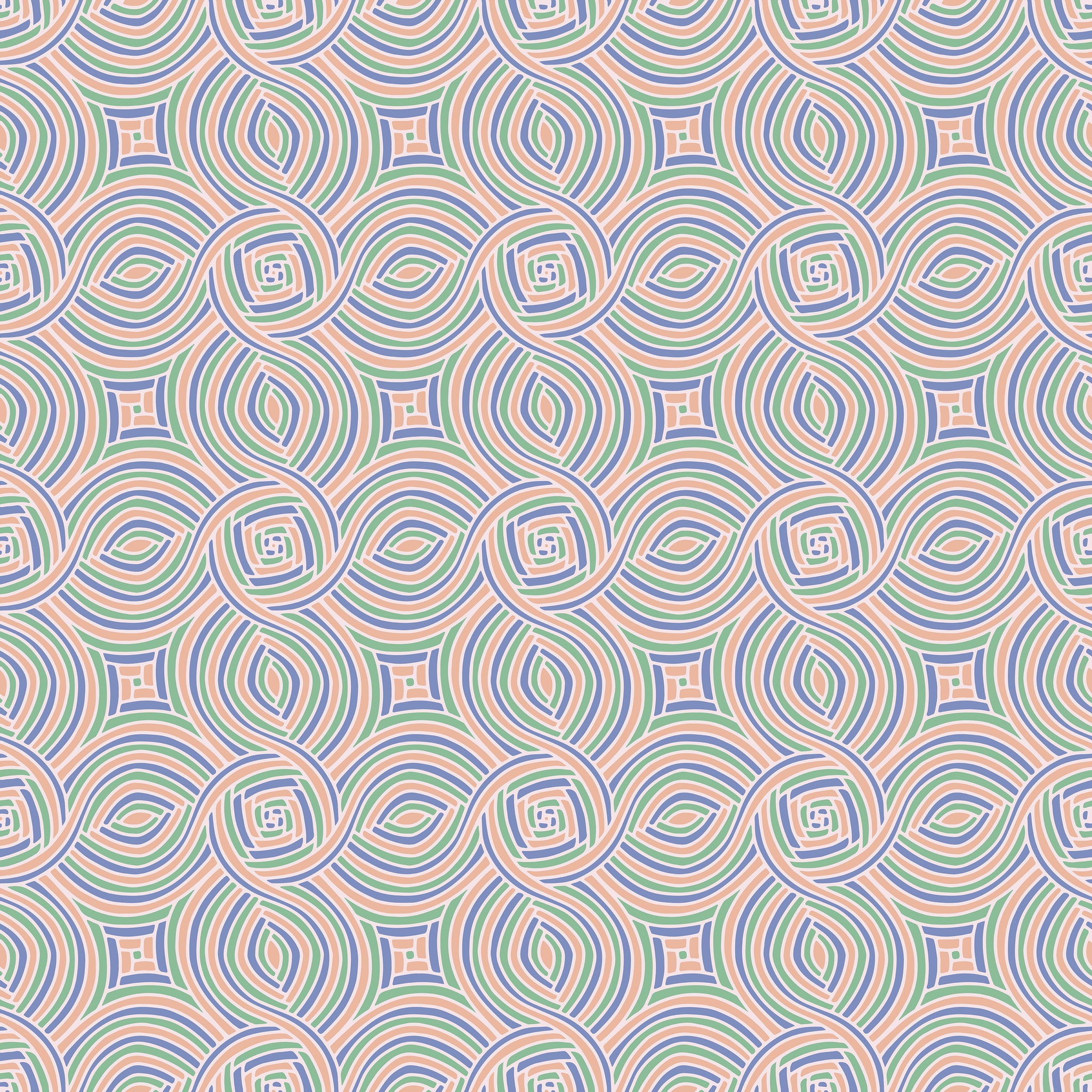 Pastel Swirl Pattern Self Adhesive Wrap