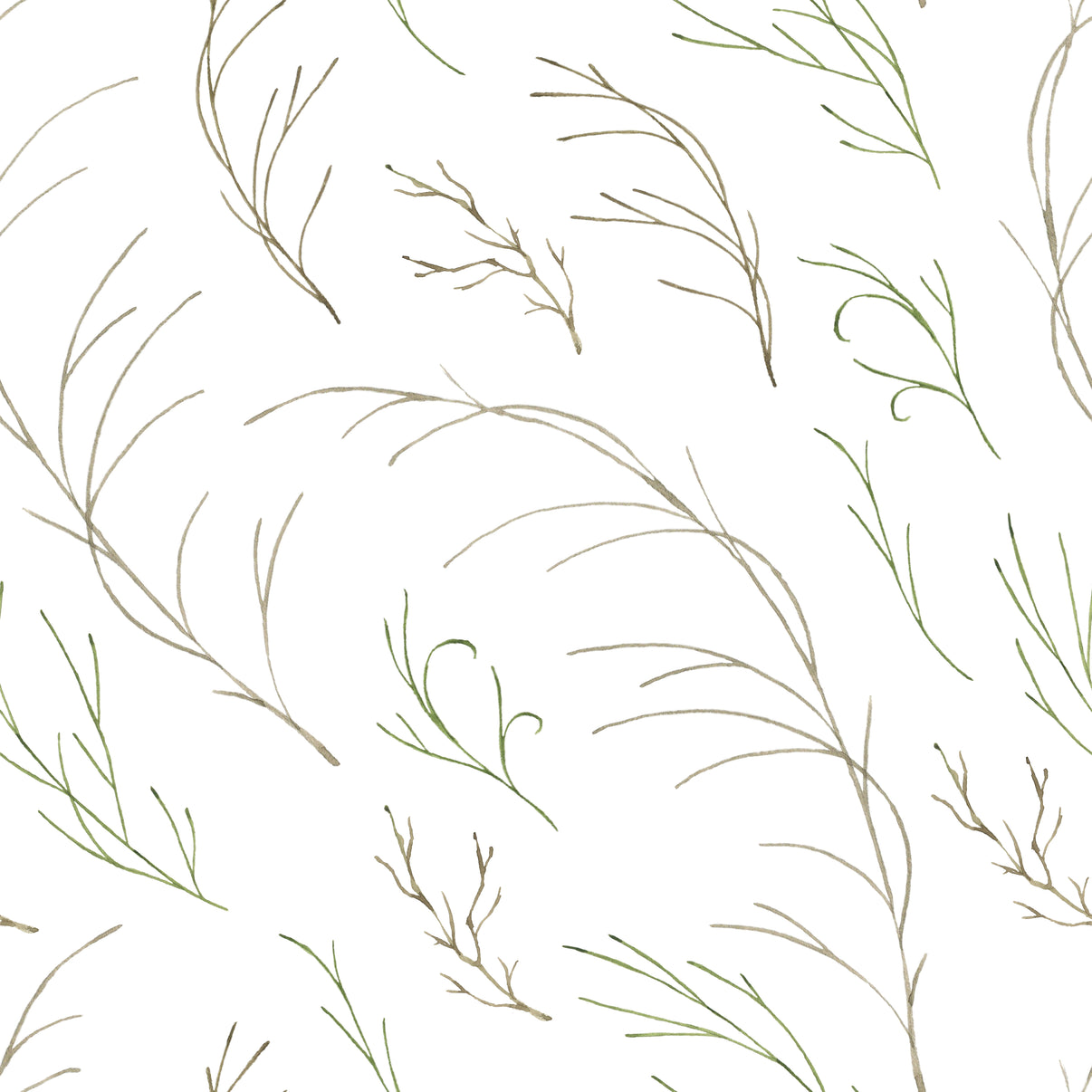 Wispy Branch Vines Vinyl Furniture Wrap